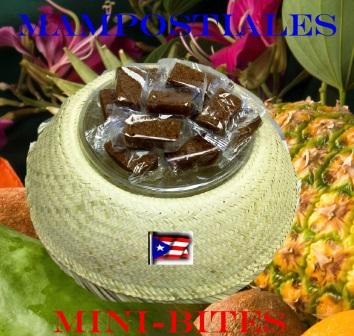 Dark Mampostial Coconut Mini-Bites (Trocitos de Dulces de Mampostial ...